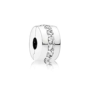 Amazon.com: PANDORA 791972CZ Shining Path Clip: Jewelry