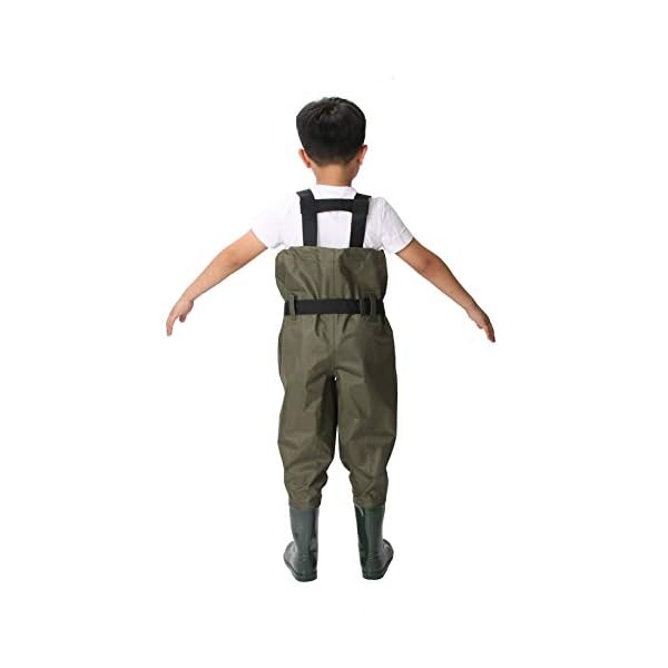 Kids Chest Waders for Toddler Children Waterproof Youth Fishing Waders ...