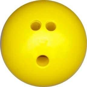 Amazon.com : 3 Lb. Bowling Balls /Yellow : Sports & Outdoors