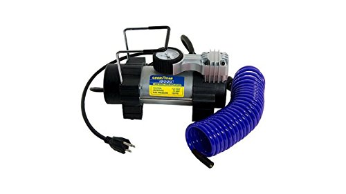 Goodyear Heavy Duty 120 Volt Direct Drive Electric Tire Inflator, Plugs ...