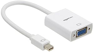 AmazonBasics Mini DisplayPort (Thunderbolt) to VGA Adapter: Amazon.co ...