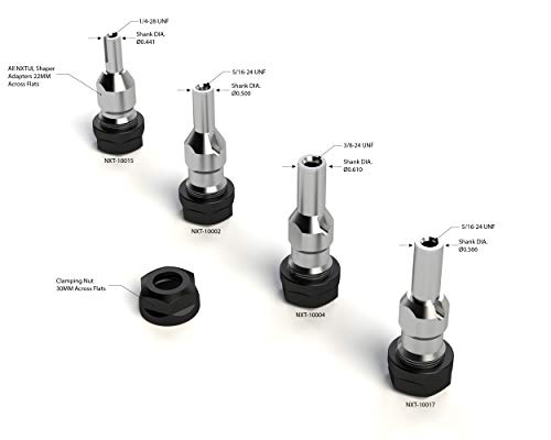 Router Bit Spindle Adapter for Grizzly G1035 1.5 HP Shaper or Shop Fox ...