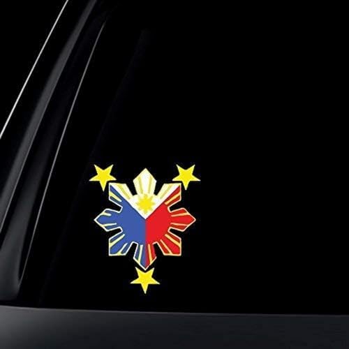 World Design Philippine Flag Sun Car Decal/Stickers price in Saudi ...