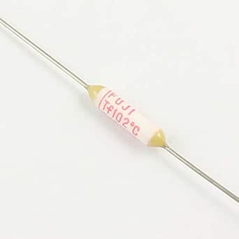 5Pcs Microtemp Thermal Fuse Axial 102C TF Cutoff 2A 250V Fuji TF 102C ...