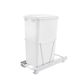 Amazon.com: Rev-A-Shelf RV-12PB-50 50 Quart Pull-Out Sliding Waste Bin ...
