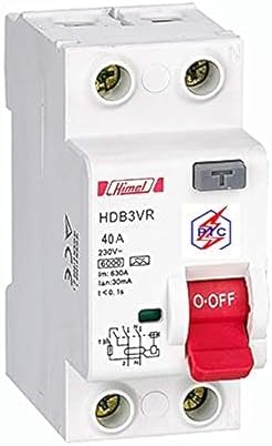 HIMEL Earth Leakage Circuit Breaker (ELCB/RCCB) 40A 2P 100MA HDB3VR240YC price in UAE | Amazon ...