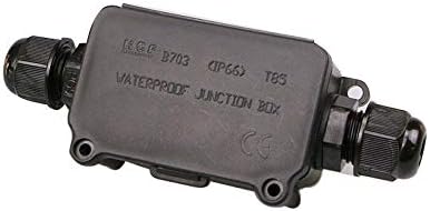 HCF Cable Connector Waterproof Outdoor Electrical Junction Box - Black ...