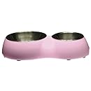 Amazon.com : Catit Double Diner, Pink : Pet Bowls : Pet Supplies