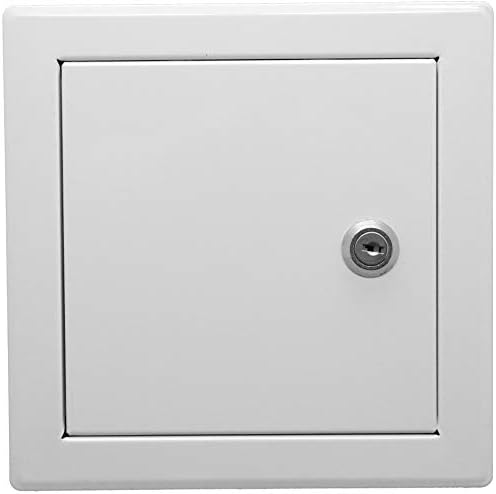 Access Panel Door White Opening Flap Cover Plate - Box Door Lock - Door ...