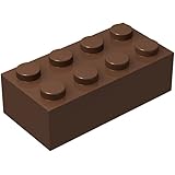 Amazon.com: Classic Brick Block Bulk, Brick Brown 1x4, Building Bricks ...