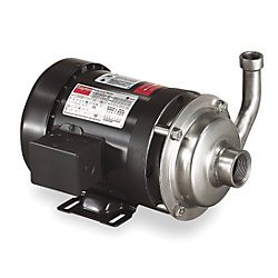 TEEL Chemical Resistant Transfer Pump, 1 HP: Portable Power Water Pumps ...