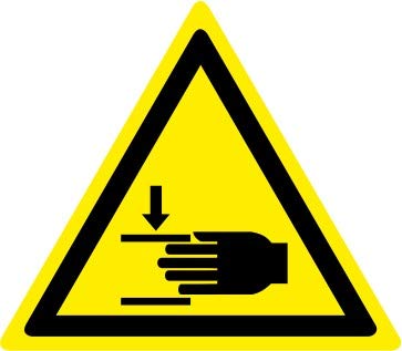 Etichetta adesiva pittogramma segnale di pericolo"Pericolo di ...