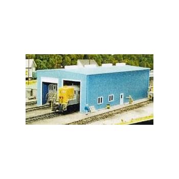 Amazon.com: Pikestuff HO Modern 1 or 2 Stall Engine House Kit: Toys & Games