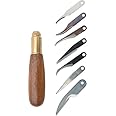 Amazon.com: Warren Cutlery 1 X Brass and Walnut Pro Pumpkin Carving ...