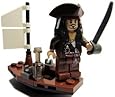 Amazon.com: LEGO Pirates of the Caribbean 30131 JACK SPARROW Minifigure ...