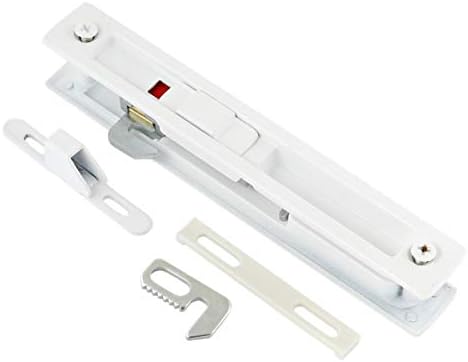 Aluminium Sliding Door Lock- Double Face Sliding Without Key -White ...