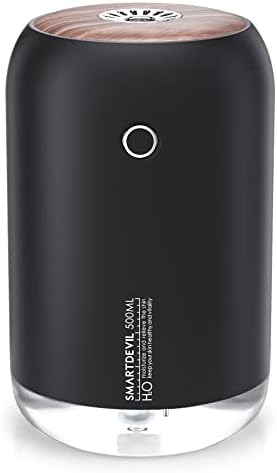 SmartDevil Portable Small Humidifier, 500ml Desk Mini Humidifier, USB ...
