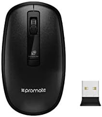 Promate 2.4 Ghz USB Wireless Ergonomic Mouse with Precision Scrolling ...