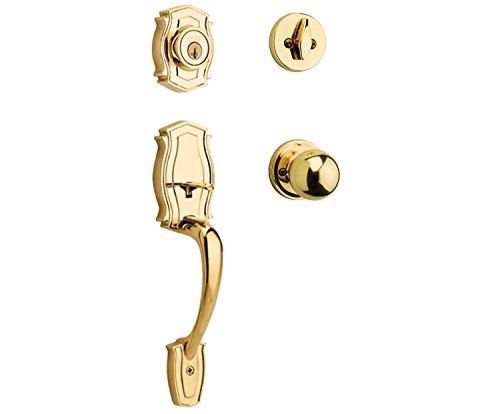 Weiser Heritage Style Handle Set, Exterior Door Lock, Single Cylinder ...