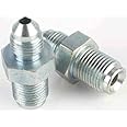 Amazon.com: JEGS AN To Inverted Flare Male Brake Caliper Fitting Adapters | -3AN x 7/16”-24 ...