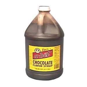 Amazon.com : Fox's U-bet Chocolate Syrup 1 Gallon : Grocery & Gourmet Food