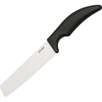 Amazon.com: Jaccard Ceramic 6-Inch Bread/Bagel Knife: Bread Knives ...