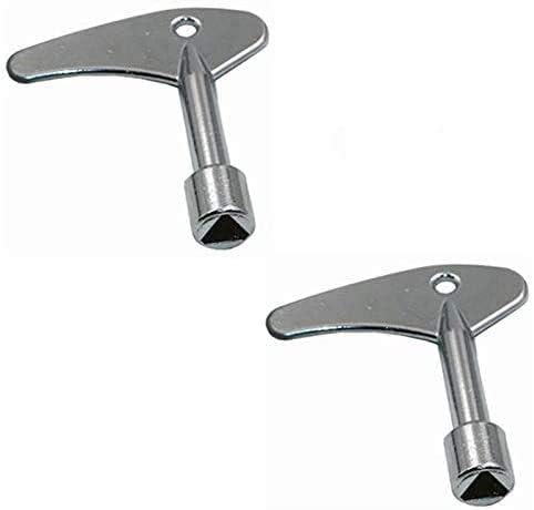 2PCS Triangle Key Utility Service Key Gas Electric Elevator Emergency ...