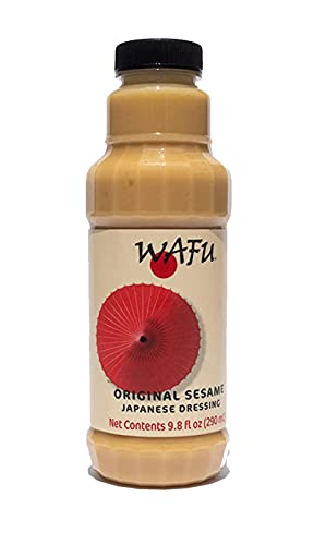 Wafu Japanese Style Vinaigrette Salad Dressing (Original Sesame, 9.8oz)
