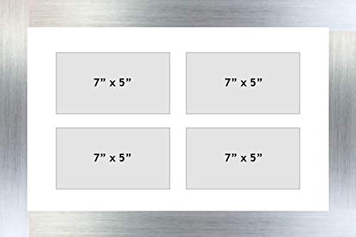 Kwik Picture Framing | MULTI APERTURE PHOTO FRAME FITS 4 7x5 PHOTOS ...