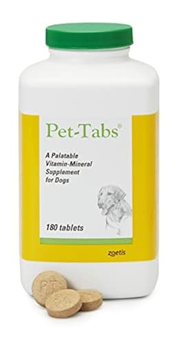Pet-Tabs Multivitamin and Mineral Supplement for Puppies and Dogs of ...