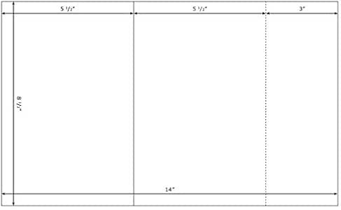 Amazon.com : Blank Printable Church Bulletins - White 8-1/2x14" Legal ...