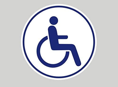 سعر Disabled Sticker Handicap Sign, Self Adhesive Vinyl Decal Sticker ...