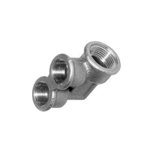 Pasco 1145 Solid Brass Twin Ell for Use with Diverter Spouts - Faucet ...