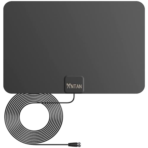 ANTAN Indoor Window HDTV Antenna 35 45 Miles Range Support 8K 4K 1080P ...
