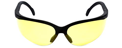 LEDwholesalers UV Protection Adjustable Safety Glasses with Yellow Tint ...
