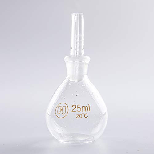 Pycnometer Glass Density Bottles Calibrated 25ml Pack Of 12 on Galleon ...