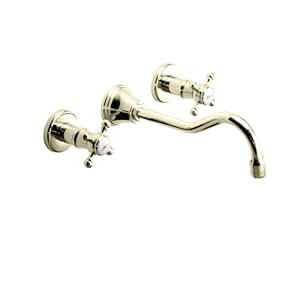 Jado 853/138/167 Victorian Two-Handle Wall Mounted Faucet, Cross Handle ...