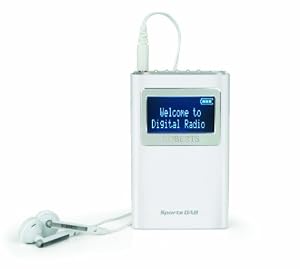 Roberts Radio Sports DAB5 DAB/DAB+/FM Personal Digital Radio - White ...