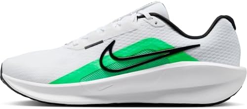 Nike Downshifter 13 Laced Shoes For Mens White/Black-Green Shock 40 ...