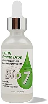سعر BIO7 BIOTIN GROWTH DROP INFUSED BIOMIMETIC SIGNAL PEPTIDE – 2 Fl Oz ...
