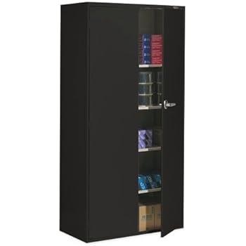 Amazon.com: Storage Cabinet 36" W x 18" D x 72"H - Black: Home Improvement