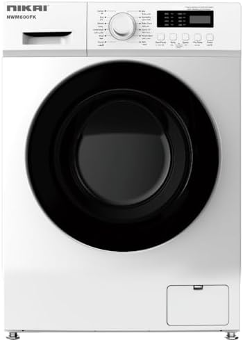 Nikai 6KG 1000 RPM Front Load Washer with 12 Programs, 5 Star Energy ...