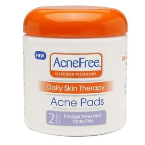 Amazon.com: AcneFree Clear Skin Treatment Daily Skin Therapy Acne Pads ...