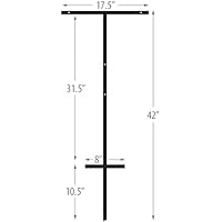 Amazon.com : Yard Signs T-Bar Sign Stakes, 2 Pack T-Bar Sign Stakes 42 ...