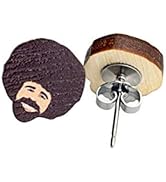Amazon.com: PeachyApricot Bob Ross Mouse Pad With Peapod the Squirrel ...