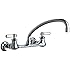 Chicago Faucet 540-LDL8ABCP Wall Mounted Sink Faucet, Chrome - Touch On ...