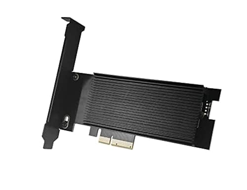 MICRO CONNECTORS Connectors M.2 NVMe SSD PCIe 4.0 Adapter with Covered ...