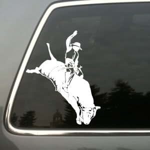 Amazon.com: PBR Bull Riding vinyl decal big: Automotive