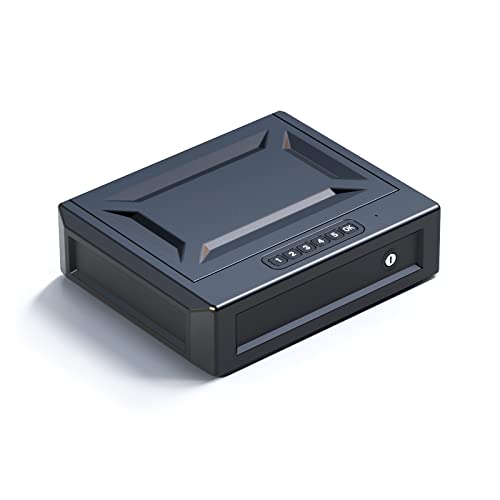 Gun Safe, Pistol Safe 2-Ways Quick Access, Gun Safes for Pistols with ...