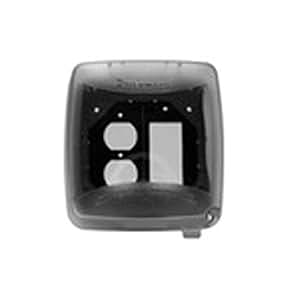 Intermatic WP5220C Electrical Box, 2.25" Double Gang Plastic While-In ...